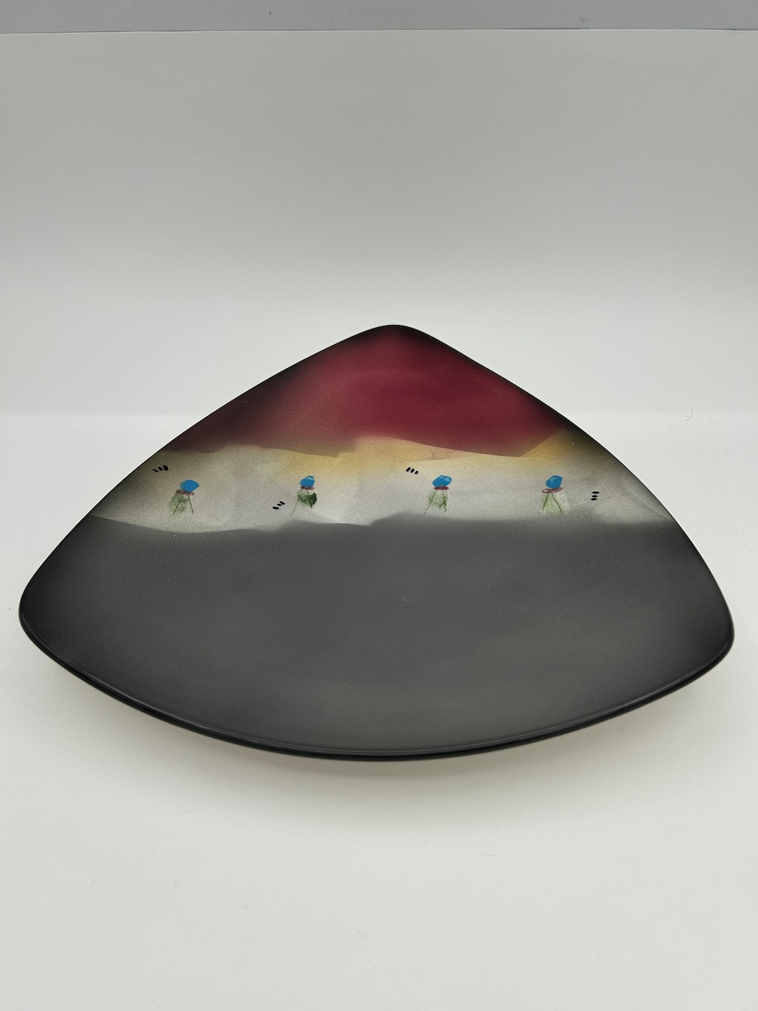 Vintage 1984 Harris & Stiles Signed Studio Art Pottery Glazed Ceramic ...