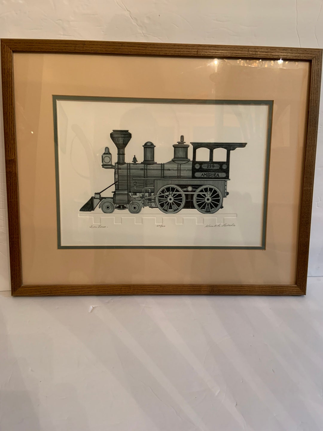 Vintage 1980 Gerald Lubeck Framed and Signed Numbered Limited Edition ...