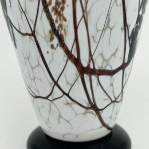 Vines Art Glass Bryce Dimitruk Handmade & Signed Cherry Blossom Motif 8 ...