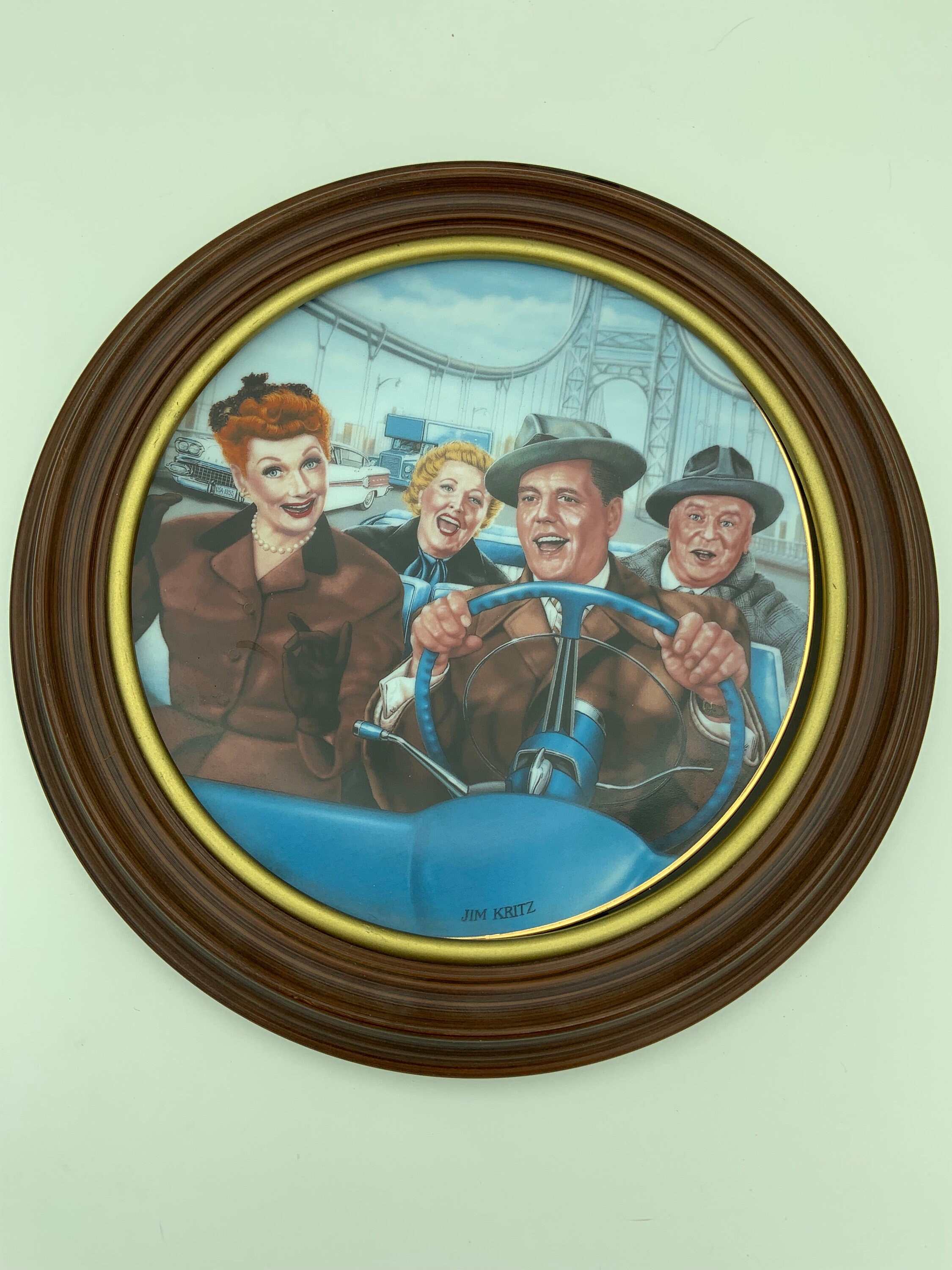 2 Vintage Hamilton Collection Jim Kritz I Love Lucy Plates - 1989 ...