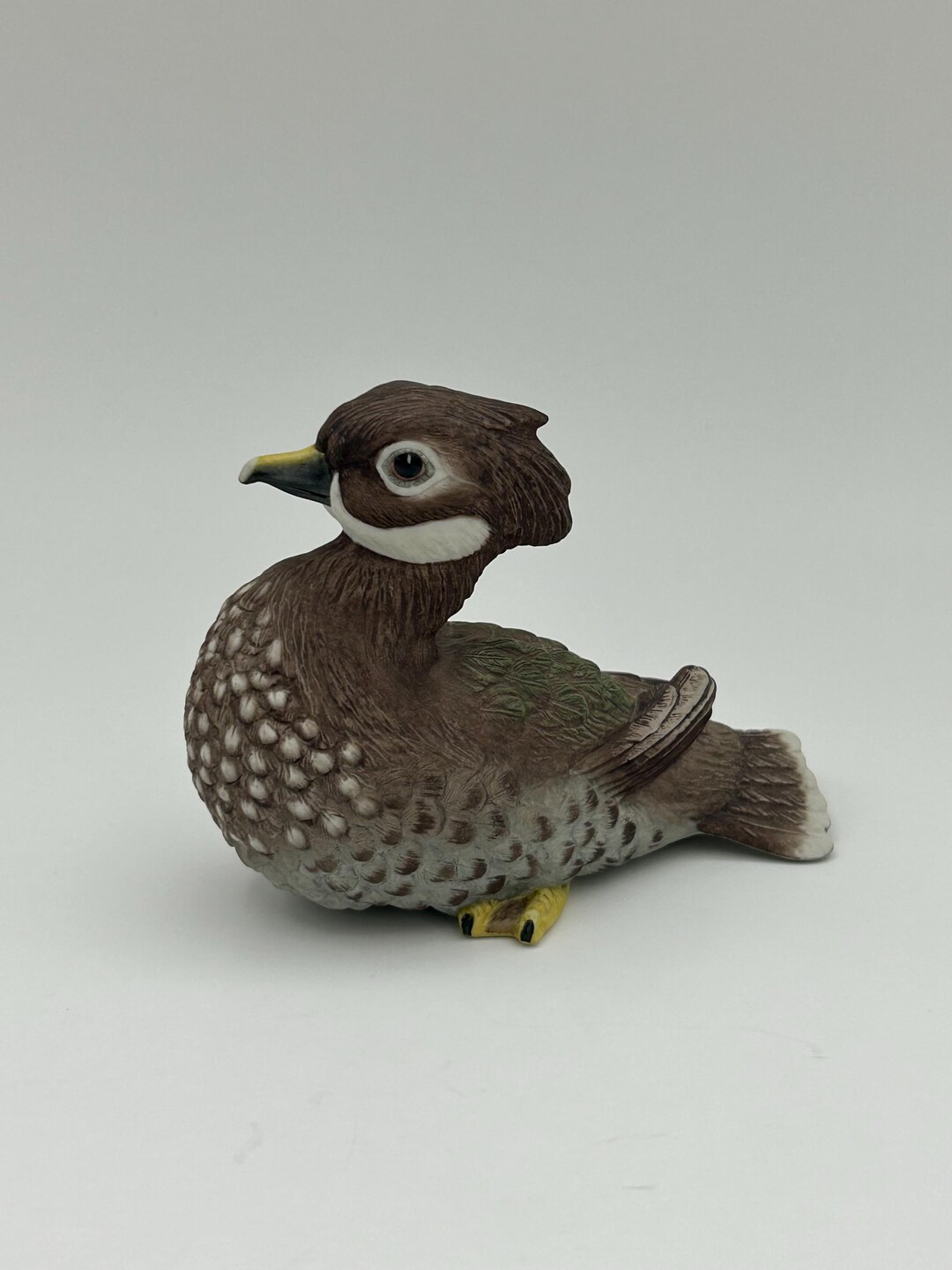 Vintage Edward Marshall Boehm Studios Birds Female Mandarin Duck #40106 ...