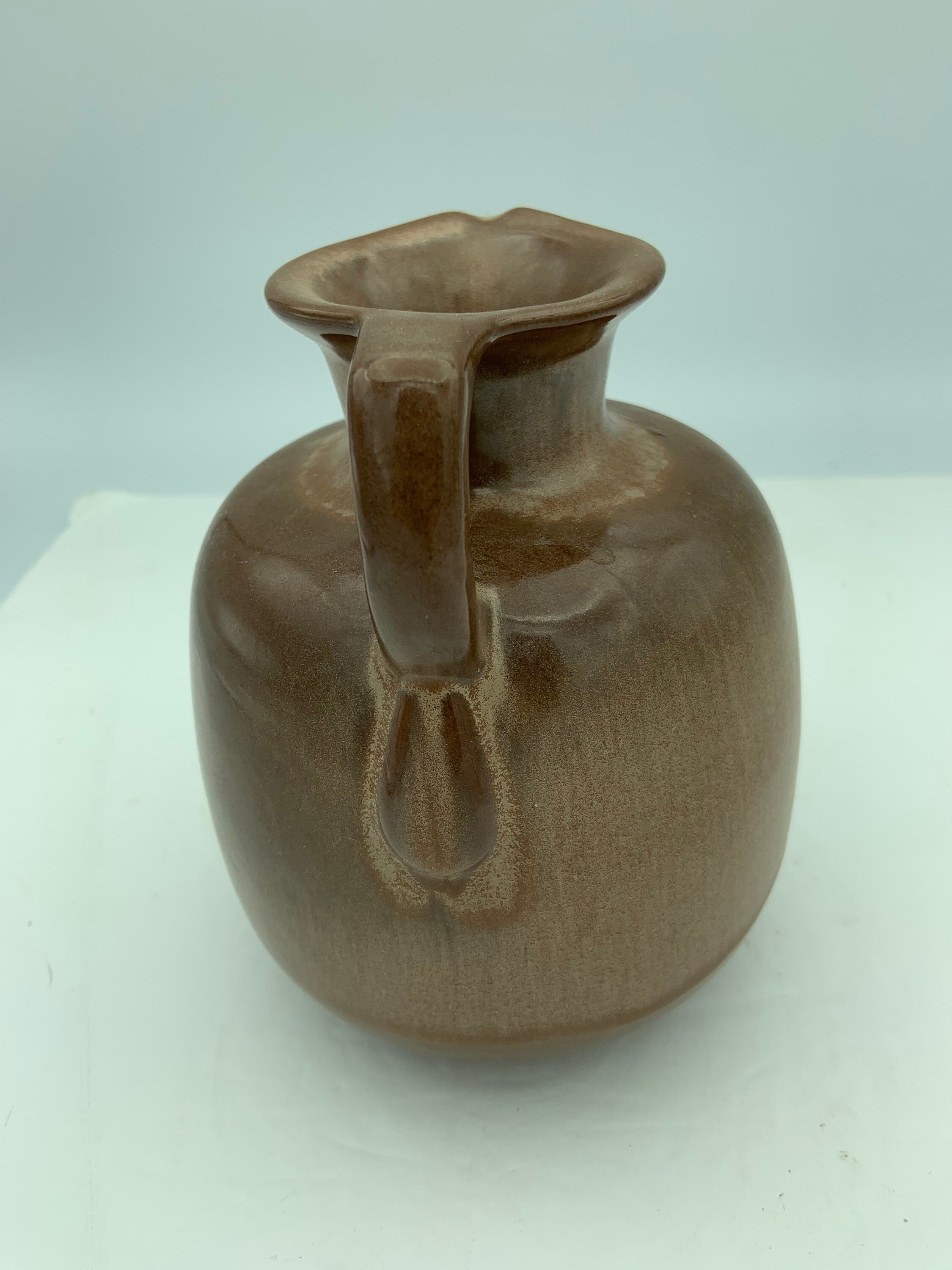 Vintage Frankoma Pottery 833 Small Brown and Tan Glazed 6 - Etsy