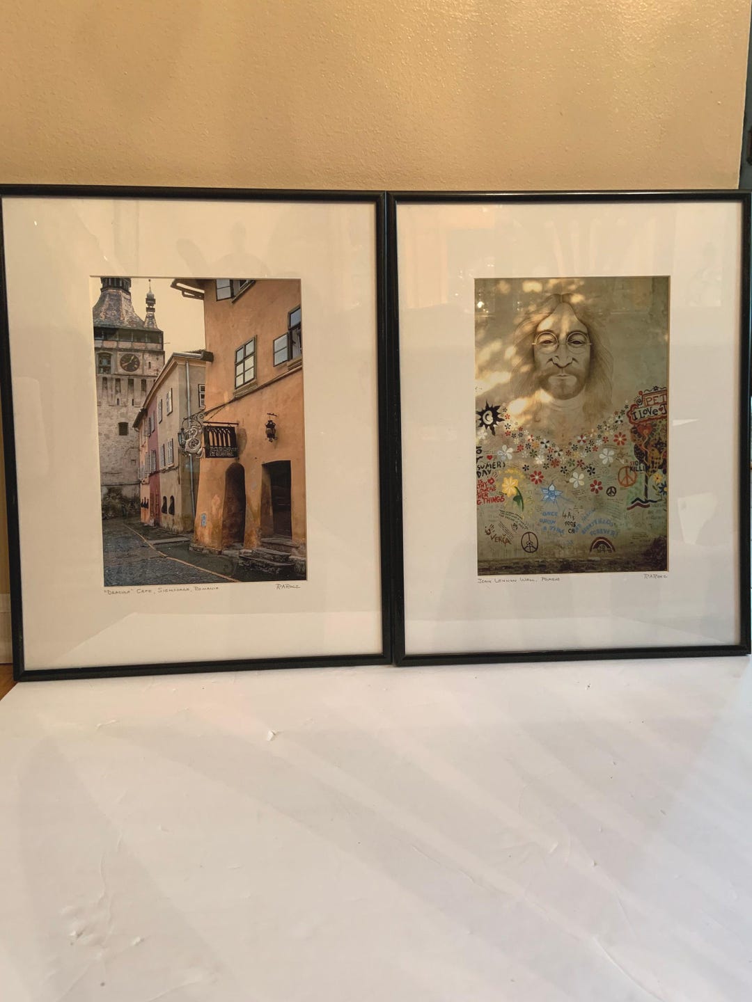 Set of Two Ron Anton Rocz Framed and Artist Signed 8" X 12" Photography ...