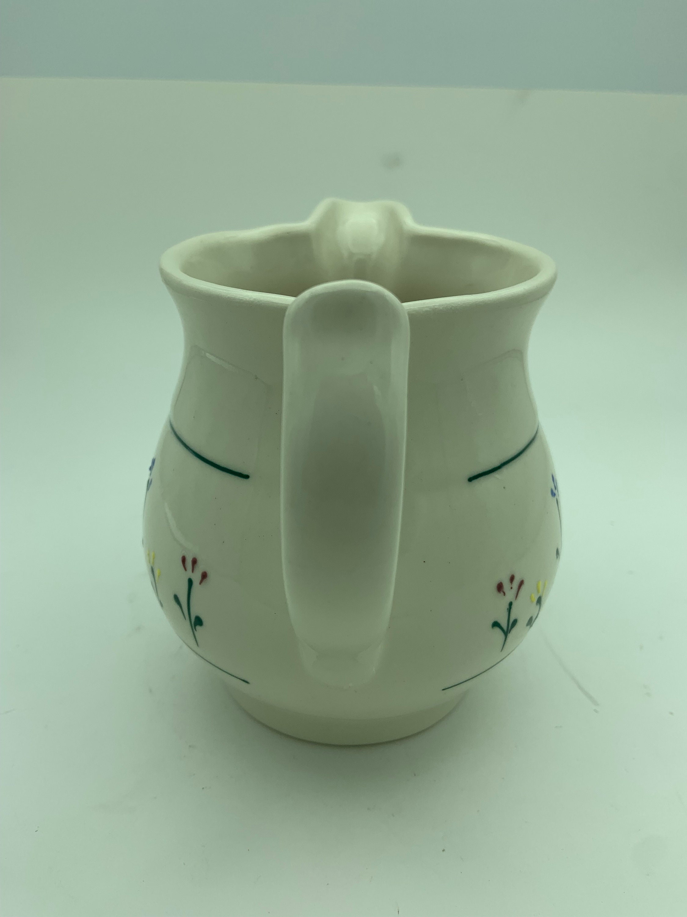 Vintage Hand Painted Hartstone Pottery USA Raised Floral - Etsy