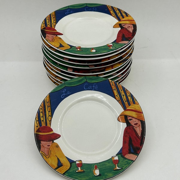 Café Paris Plates - Etsy