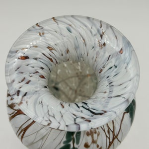 Vines Art Glass Bryce Dimitruk Handmade & Signed Cherry Blossom Motif 8 ...