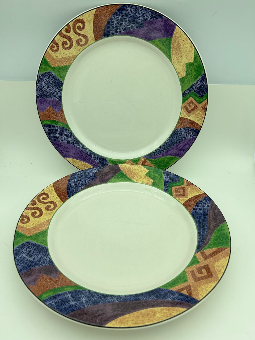 Two Vintage 1998 Sango Karma Pattern #4895 Designed by Sue Zipkin Mid ...