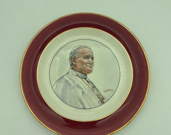 Palissy Pope Plate - Etsy