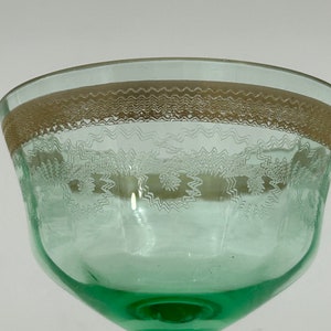 Vintage Morgantown Glass Company Uranium Glass Morgana Green 3oz ...