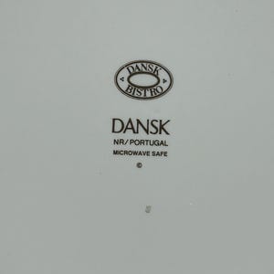 Set of Six Vintage Dansk Bistro Christmas Santa Claus on Sled Pattern ...