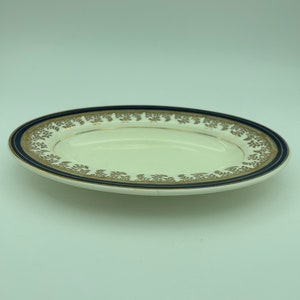 Vintage Myott Son & Co. England Royalty Pattern #1559B Cobalt Blue and ...