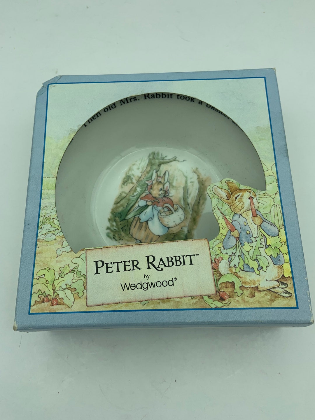 Vintage 1993 Beatrox Potter Peter Rabbit by Wedgwood England Old Mrs ...