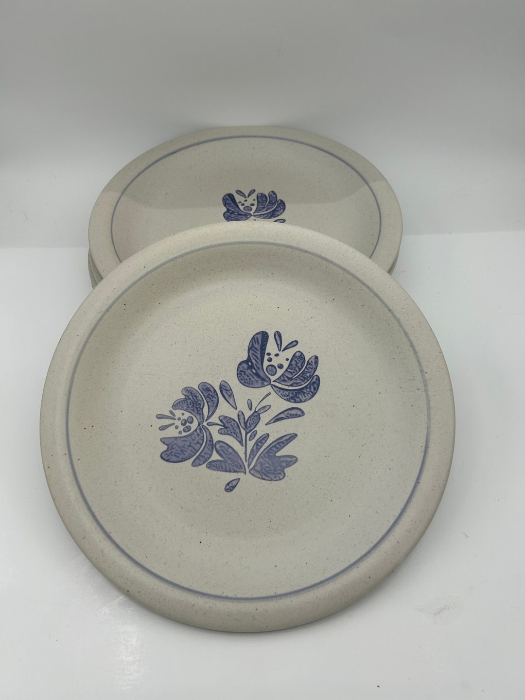 Set of Five Pfaltzgraff Studio Stoneware Yorktowne Pattern 10 Inch ...