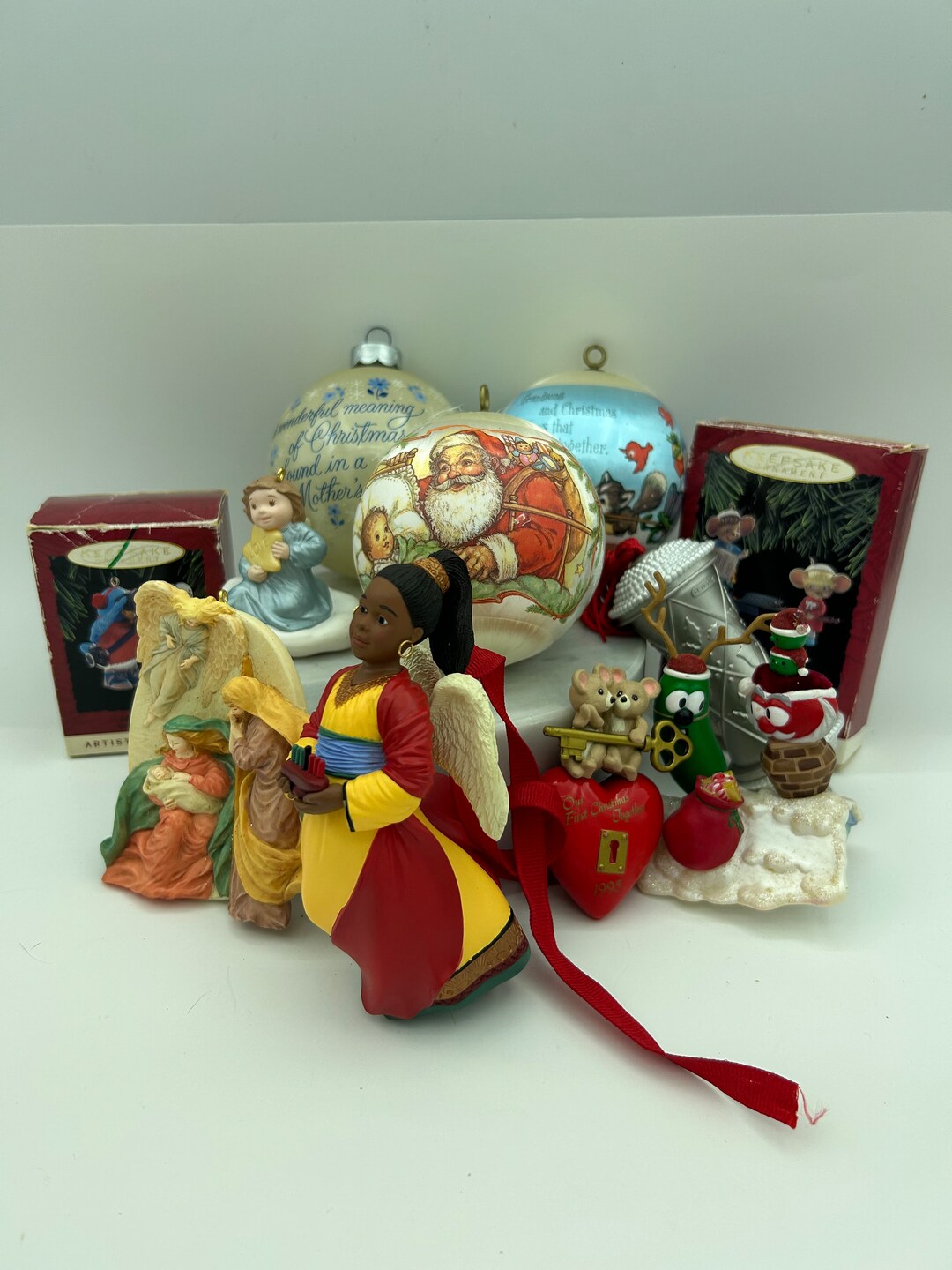 11 Vintage Hallmark Cards Christmas Ornaments Includes 1978 Mother's ...