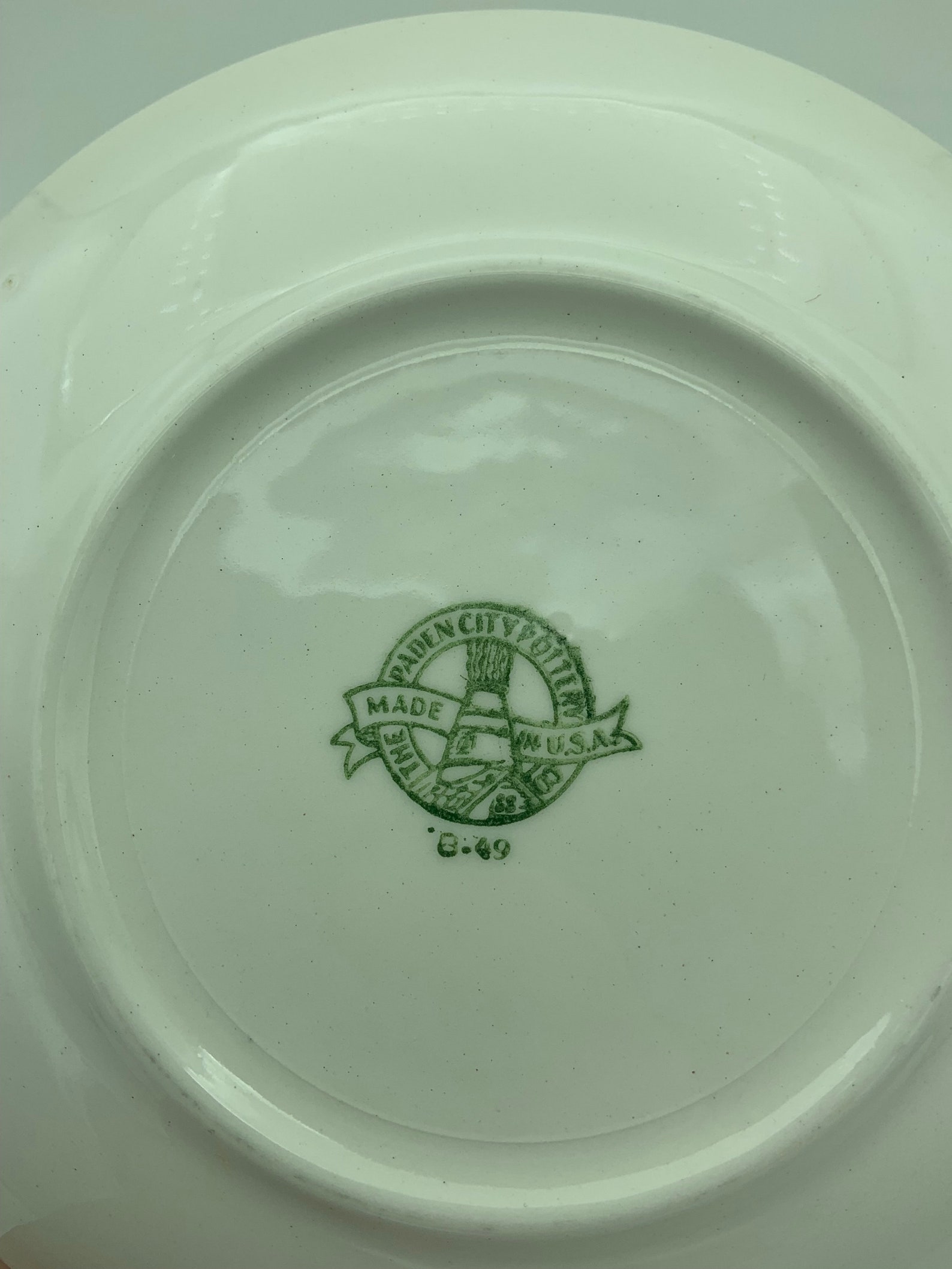 Set of Nine Vintage Paden City Pottery Pattern B-49 Pink - Etsy