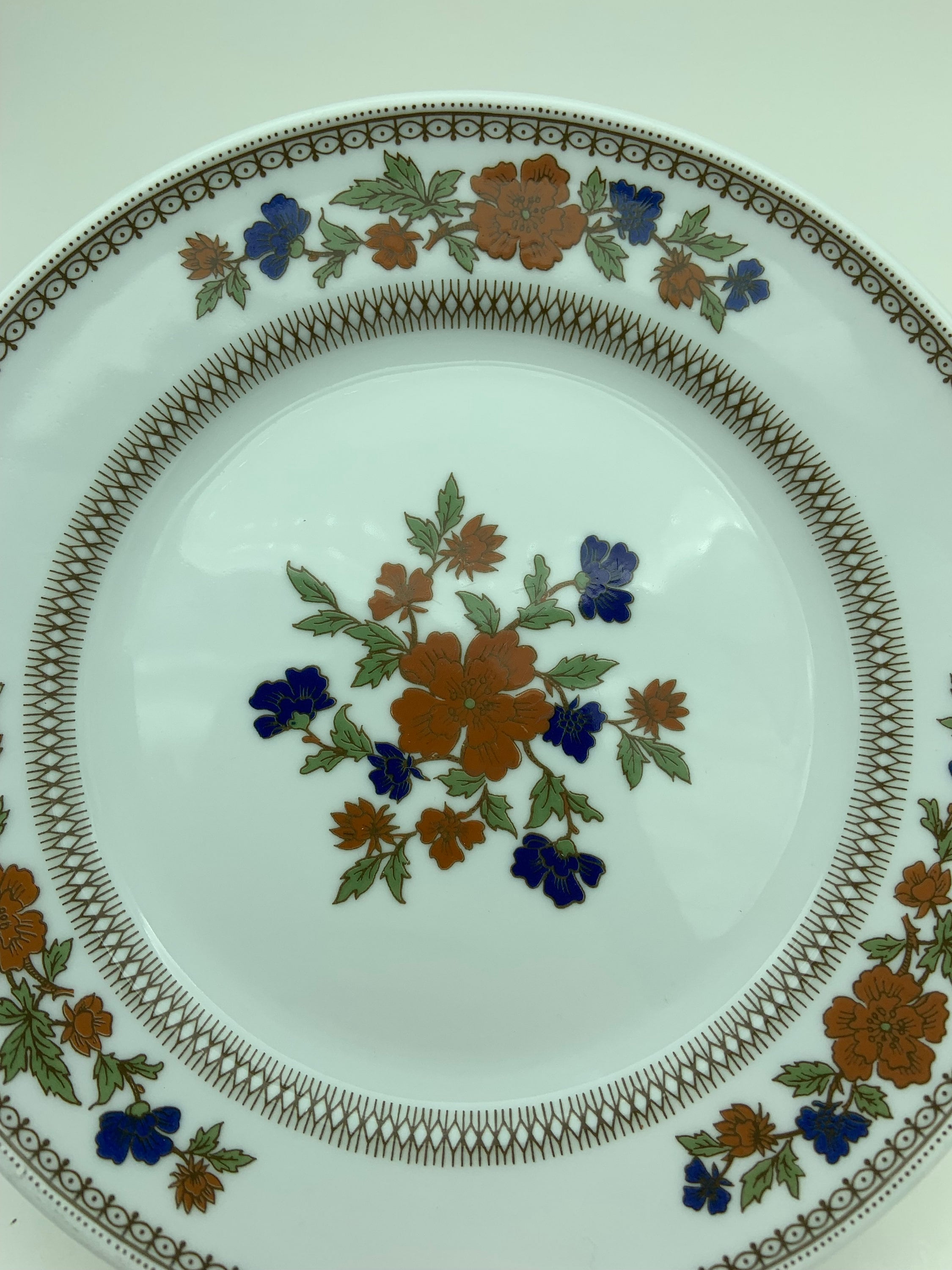 Home & Living Bauscher Weiden BAW38 8 Salad Plate Red Green and Blue ...