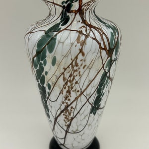 Vines Art Glass Bryce Dimitruk Handmade & Signed Cherry Blossom Motif 8 ...