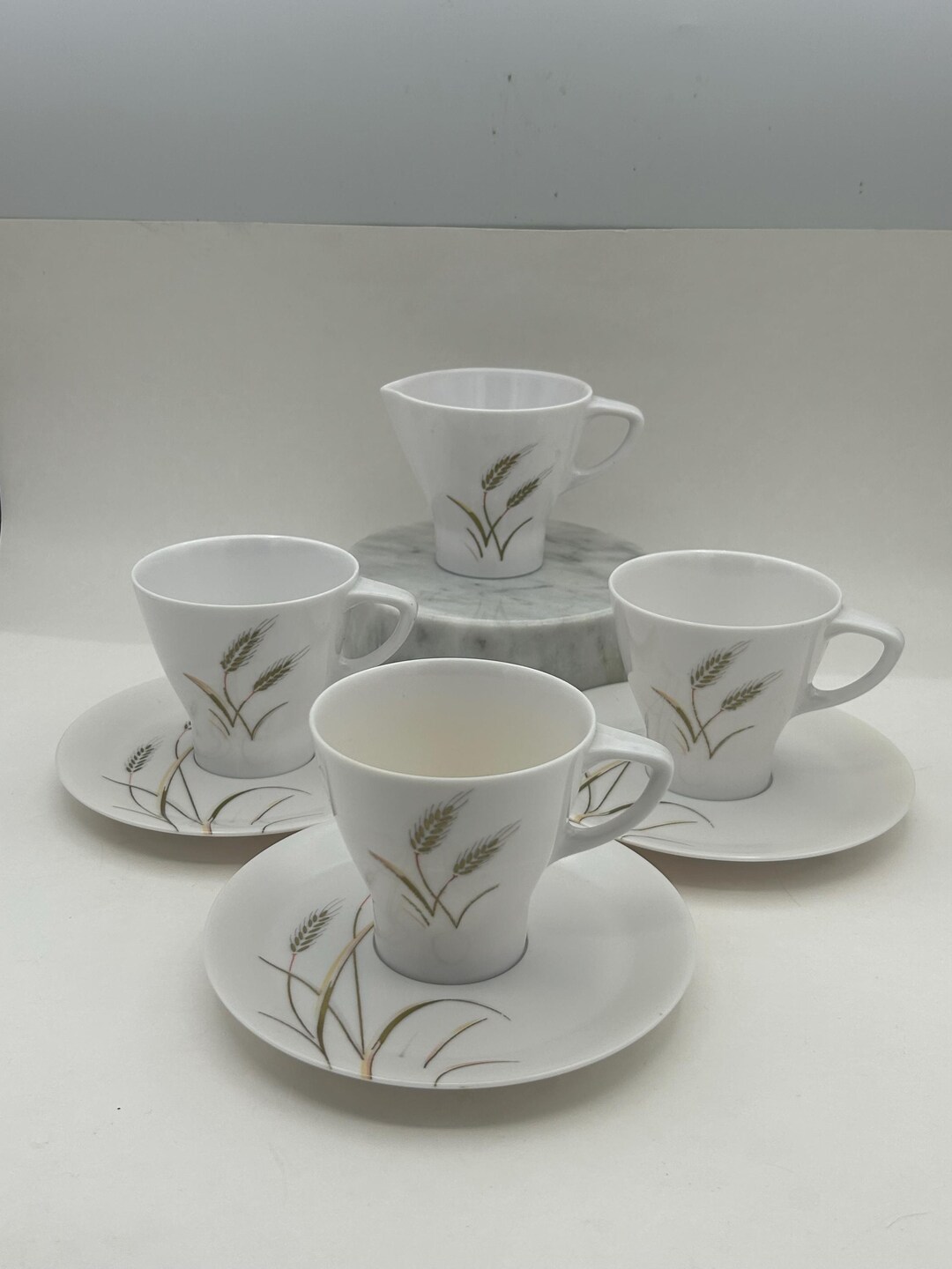 Vintage 7-piece Harmony House Styled by Bernadotte Wheat Stalk Pattern ...