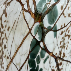 Vines Art Glass Bryce Dimitruk Handmade & Signed Cherry Blossom Motif 8 ...