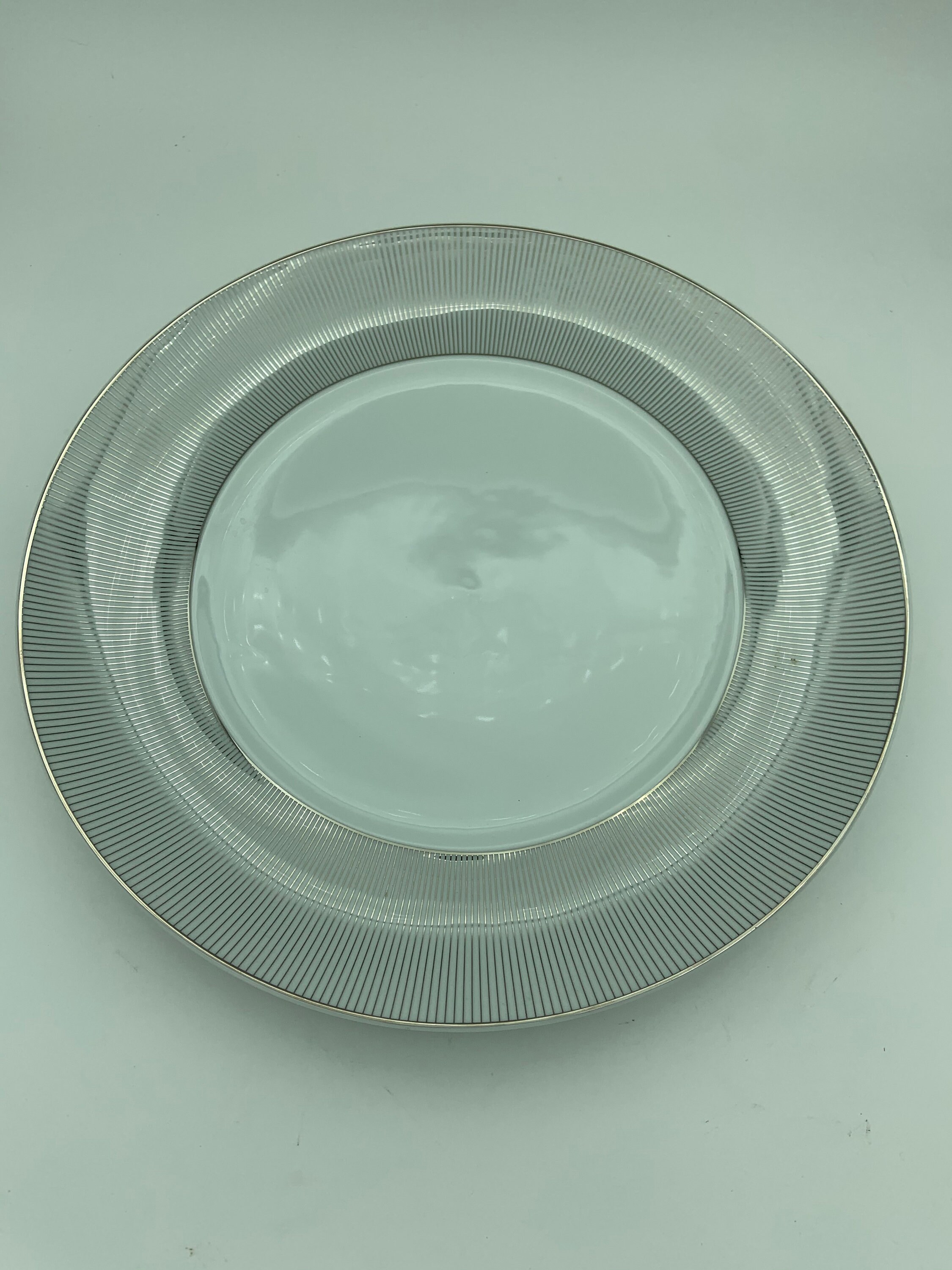 Platinum Rim Plates - Etsy