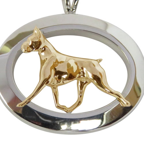 Boxer Dog Jewelry Pendant-sterling Silver-personalized Pet - Etsy