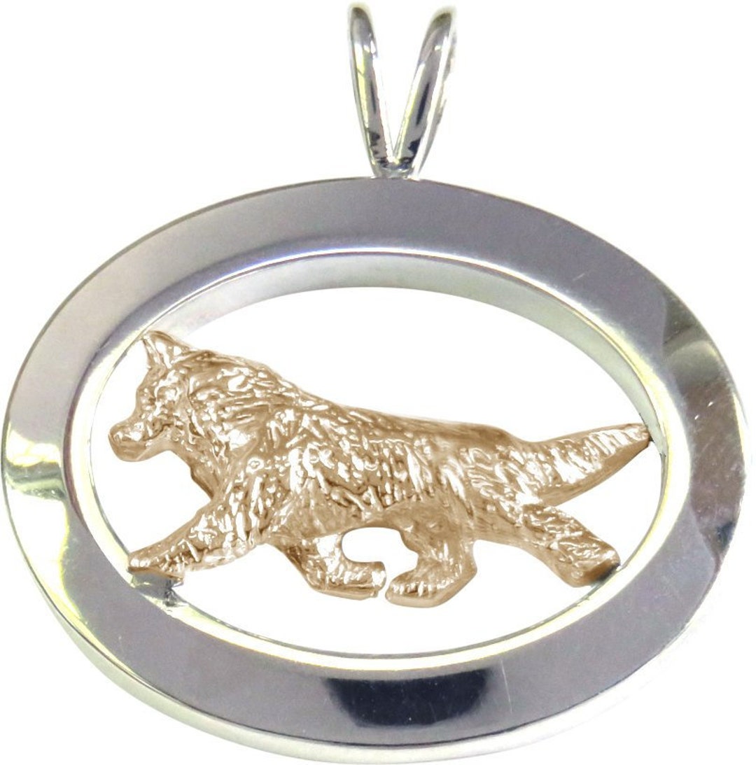 Siberian Husky Glossy Oval Jewelry Siberian Husky 14K Gold or Sterling ...