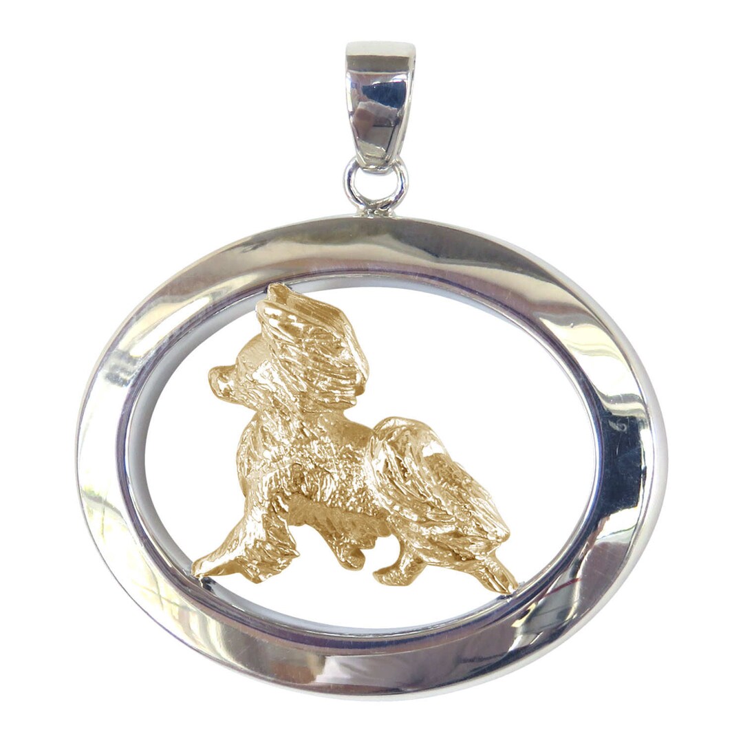 Papillon Jewelry in Glossy Oval 14K Gold or Sterling Silver Papillon in ...