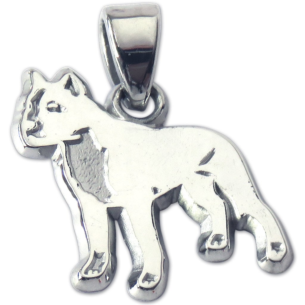 American Staffordshire Terrier Am Staff Charm in 14K Gold or Sterling ...