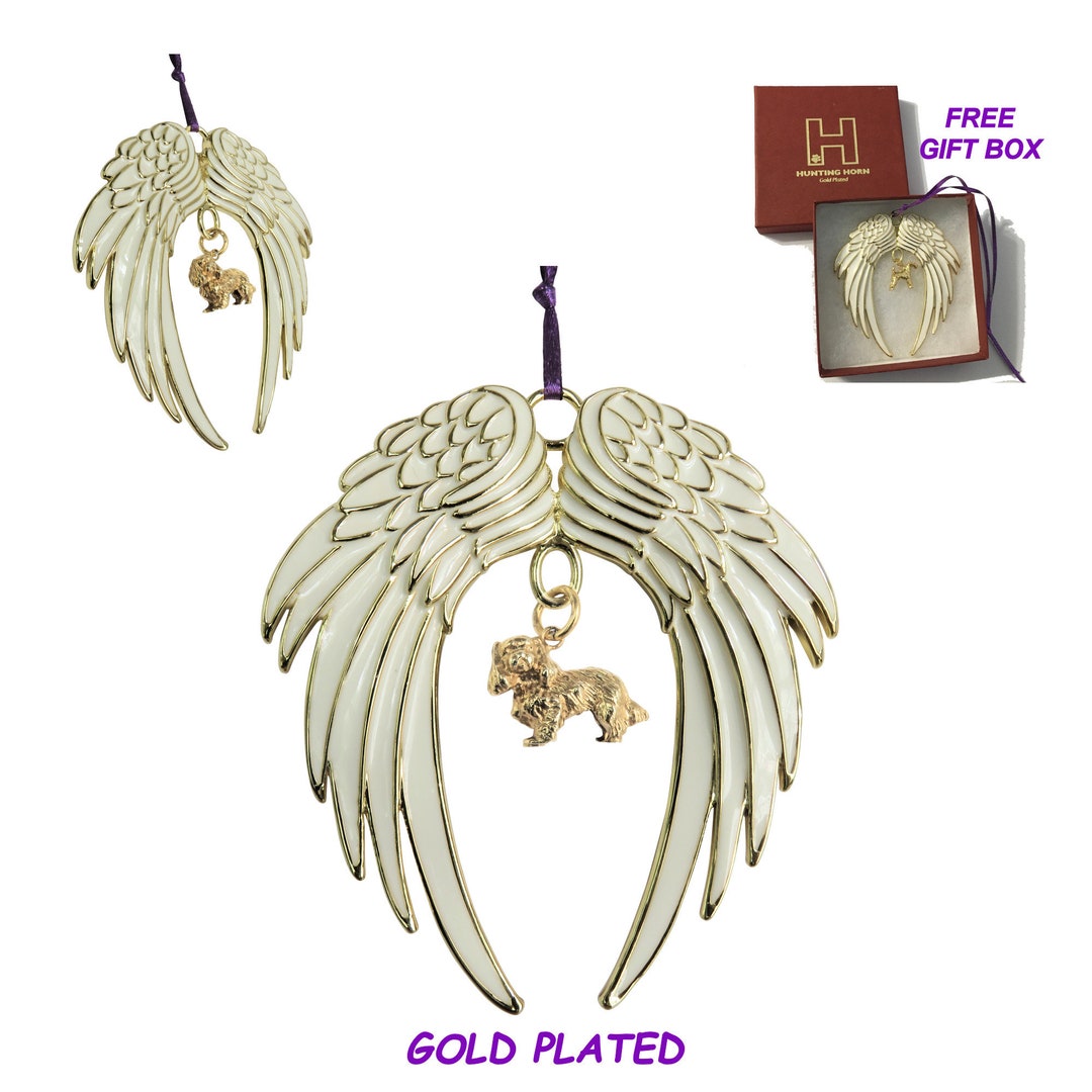 Cavalier King Charles Spaniel Exclusive Gold Plated Bronze Christmas ...