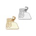Yorkshire Terrier Yorkie Charm or Pendant in 14K Gold or Sterling ...