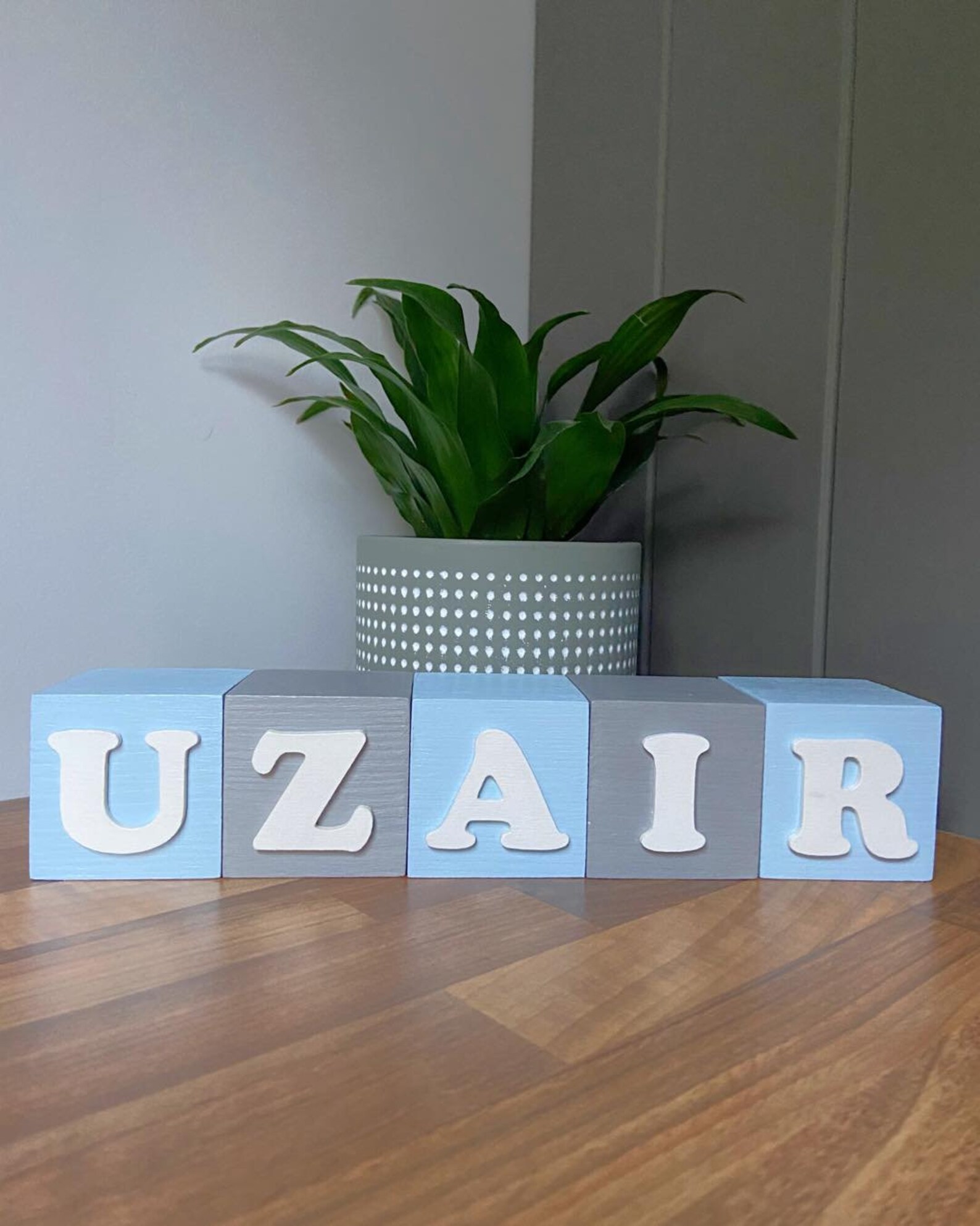 Baby Name Blocks / Cubes - Personalised Nursery Decor, Childrens Room ...