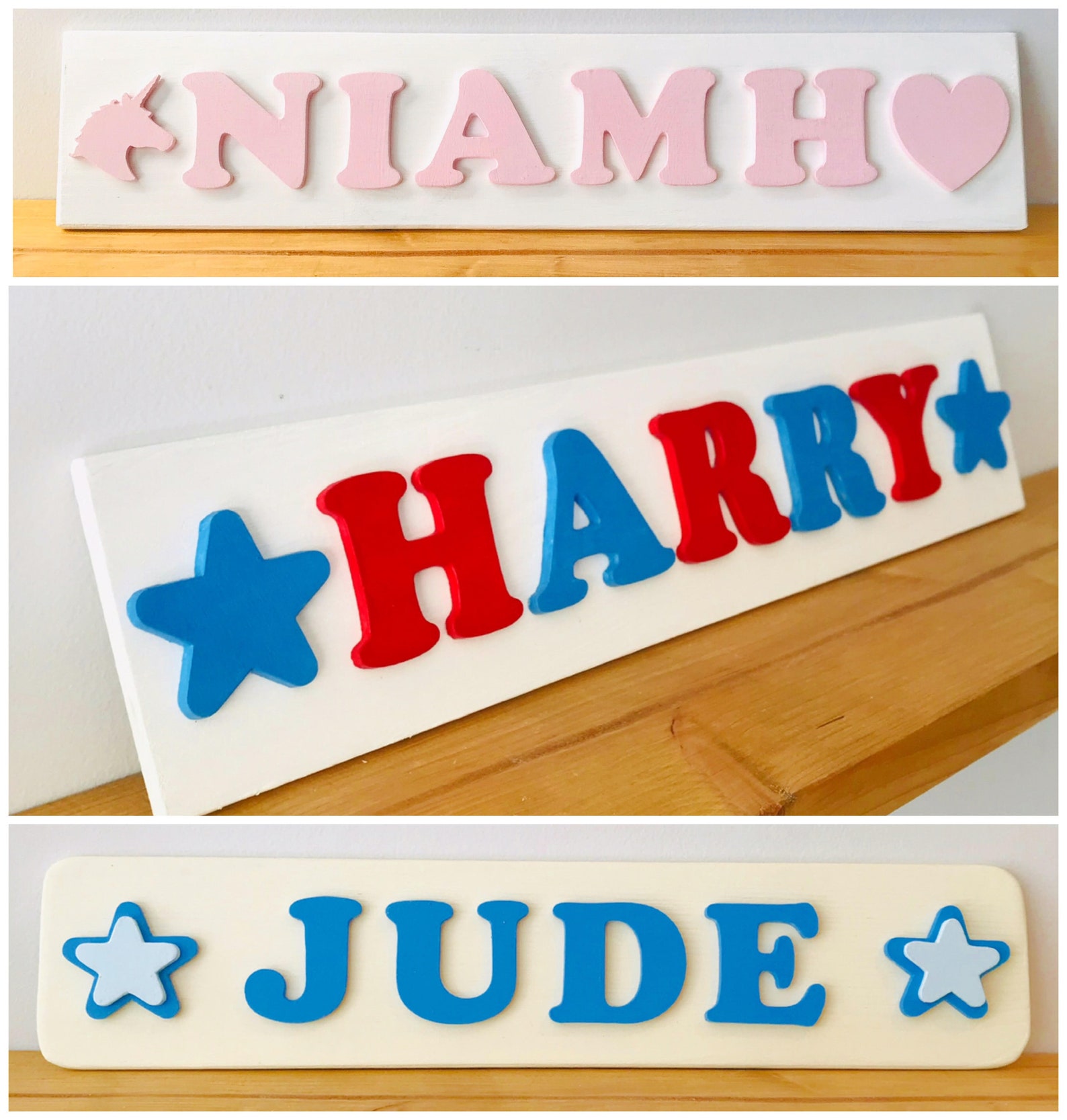 Placa / Letrero personalizado de la puerta de la guardería - Etsy España