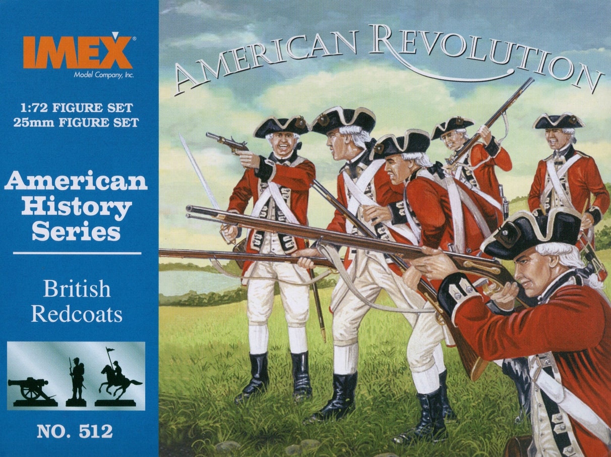 American Revolution Redcoats Bluecoats