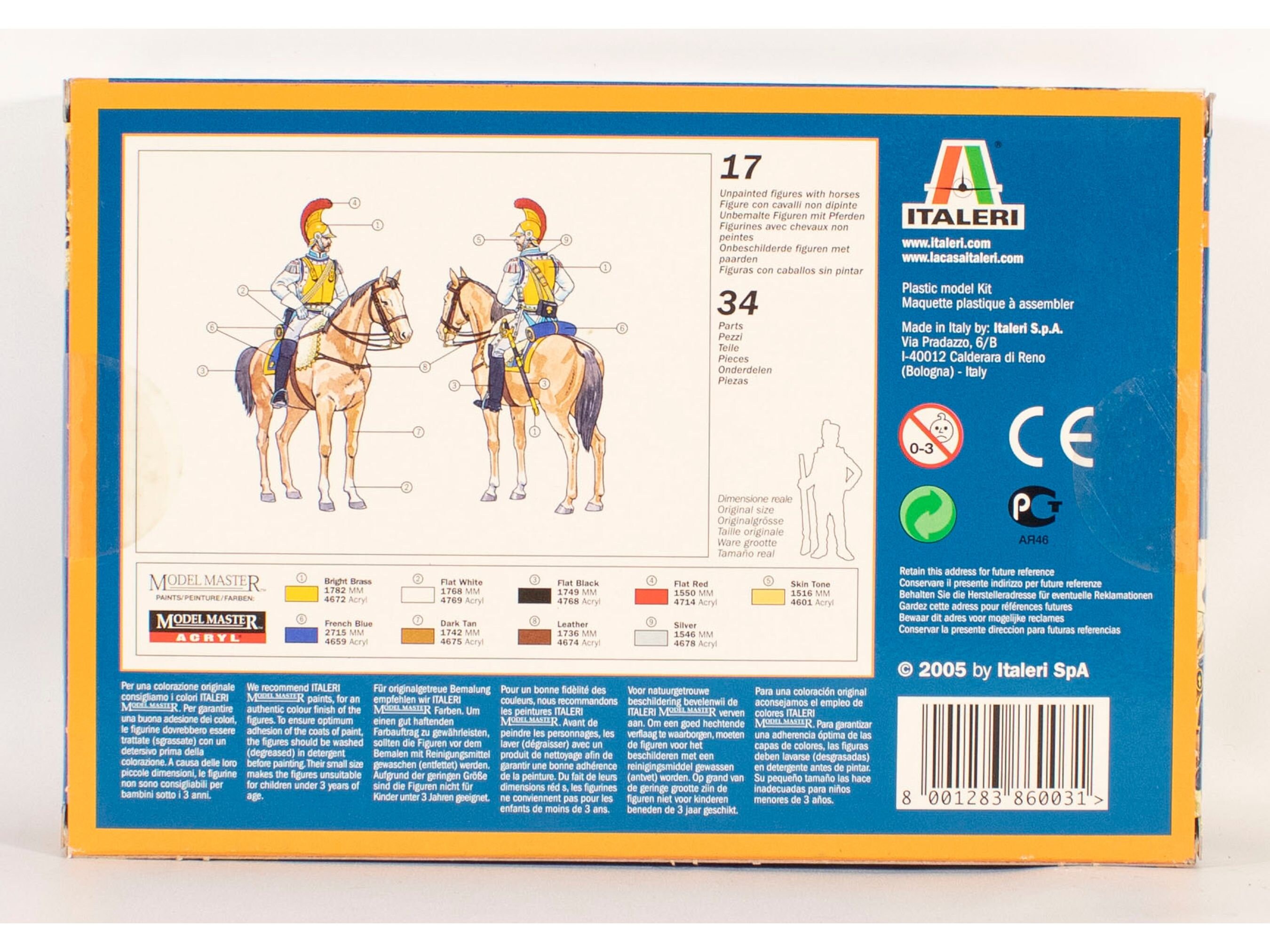 72nd Italeri French Heavy Cavalry Model Kit - Etsy