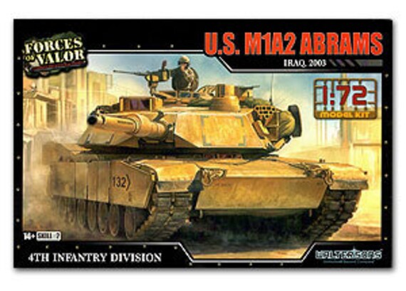 1:72 Scale U.S. M1A2 Abrams Model Kit - Etsy