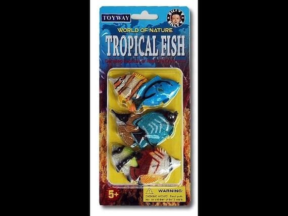 6 Piece Mini Tropical Fish Set | Etsy