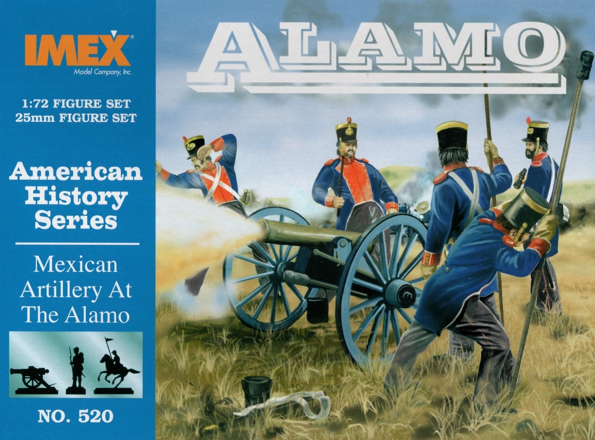 IMEX 1:72/25mm Figure Set - American History - Mexican Artillery at the ...
