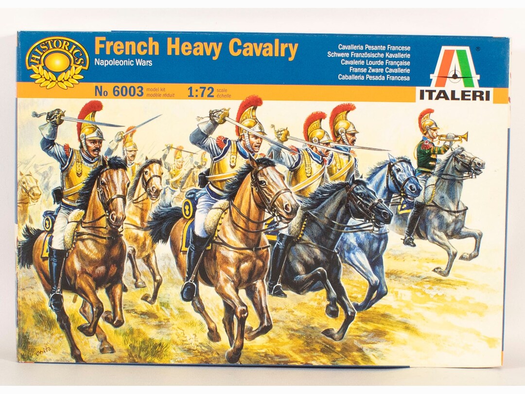 72nd Italeri French Heavy Cavalry Model Kit - Etsy