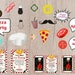 Pizza Party Bundle Printable Editable INSTANT DOWNLOAD Invitation ...