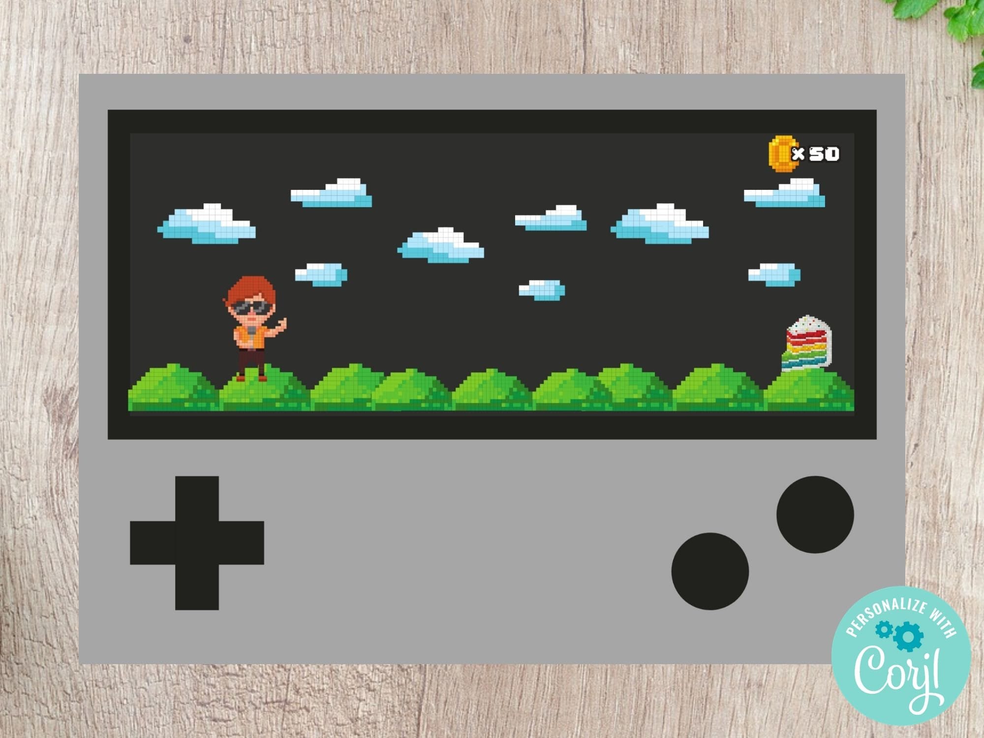 Video Game Party Horizontal Invitation Editable INSTANT - Etsy