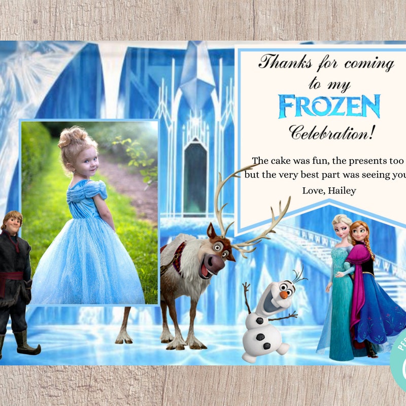 Frozen Thank You - Etsy