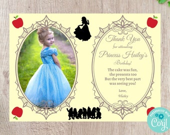 Snow White Invitation Princess Snow White Birthday Party - Etsy