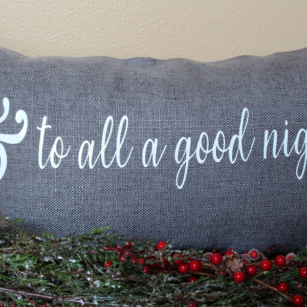 Good Night Pillow - Etsy