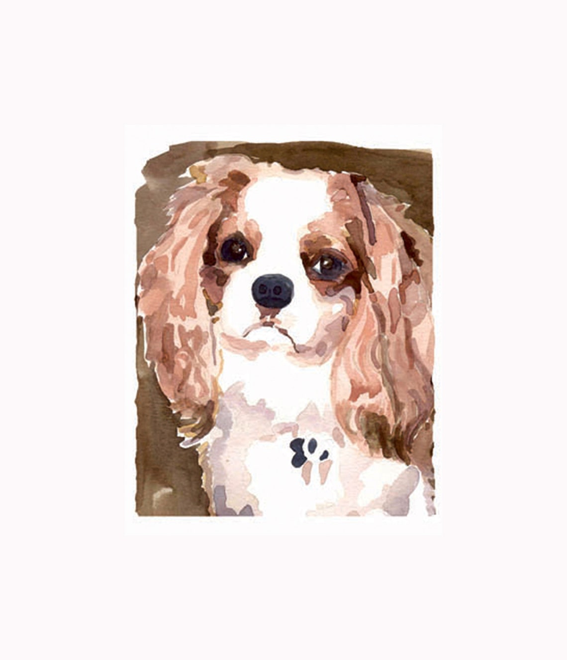 Cavalier King Charles Note/ Greeting Card - Etsy
