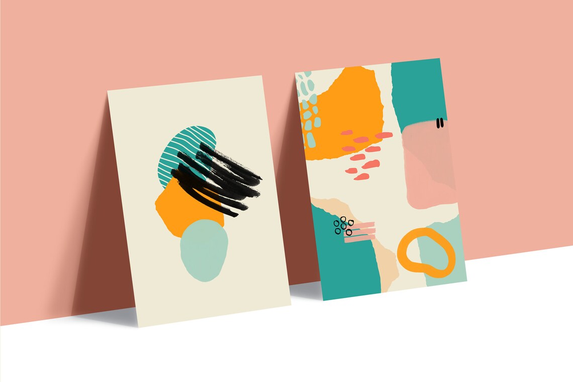 Abstract Stamps for Procreate / Digital Art Brushes / iPad + Apple ...