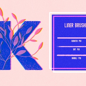 Risograph Brush Set for Procreate 5 / Set of 26 Brushes/ Procreate Riso ...