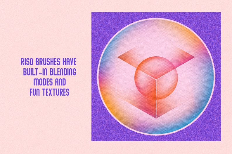 Risograph Brush Set for Procreate 5 / Set of 26 Brushes/ | Etsy