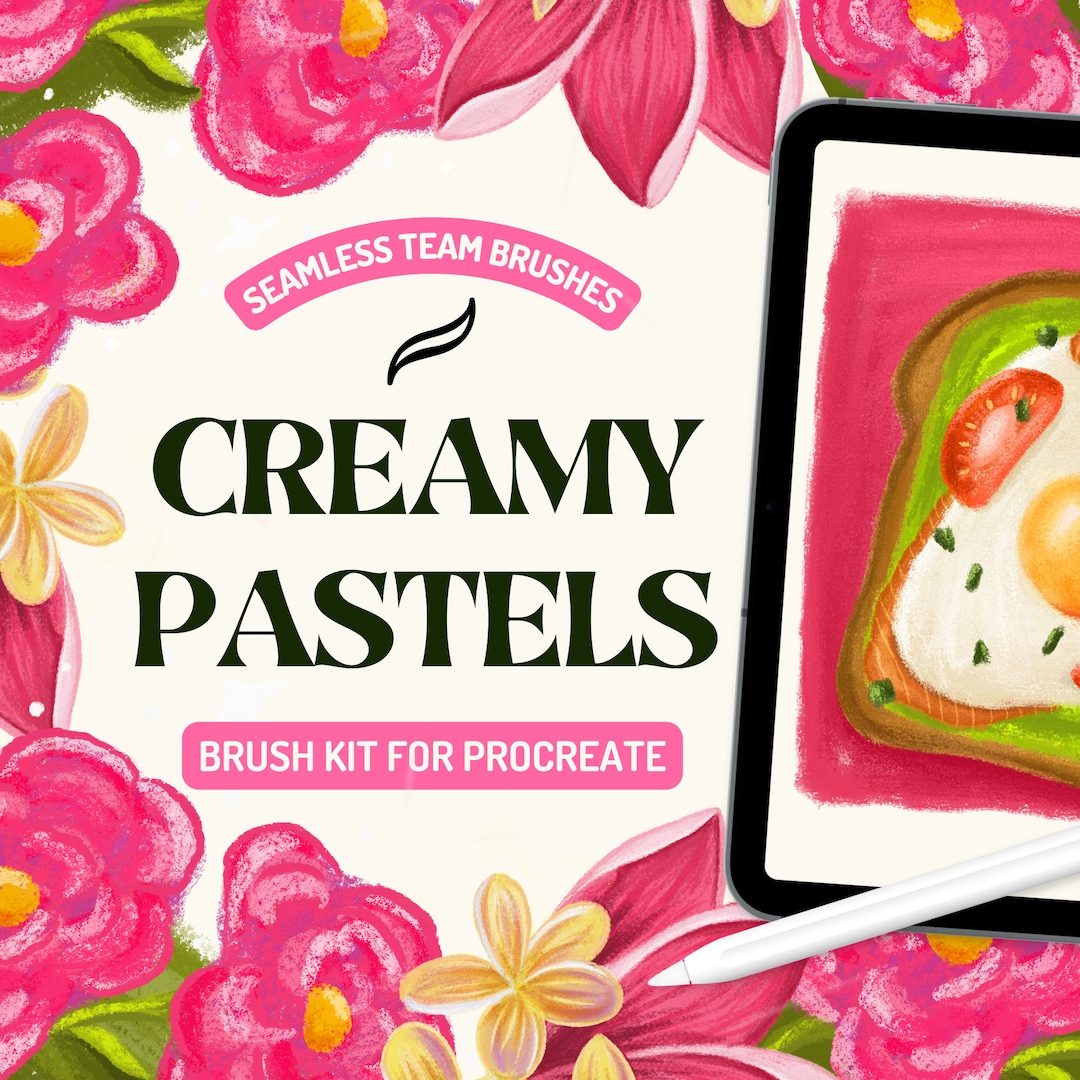 Creamy Pastels for Procreate / Pastel Brushes for Procreate / Procreate ...