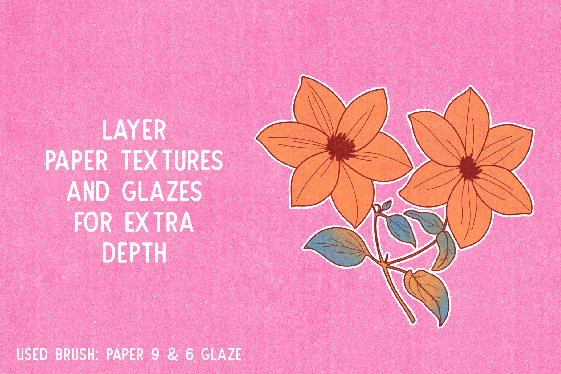 Paper Texture Brushes for Procreate / Set of 14 Brushes / - Etsy