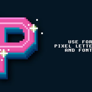 Procreate Pixel Art Brushes - Pixel Drawing - Pixelated - Pixel Brushes ...